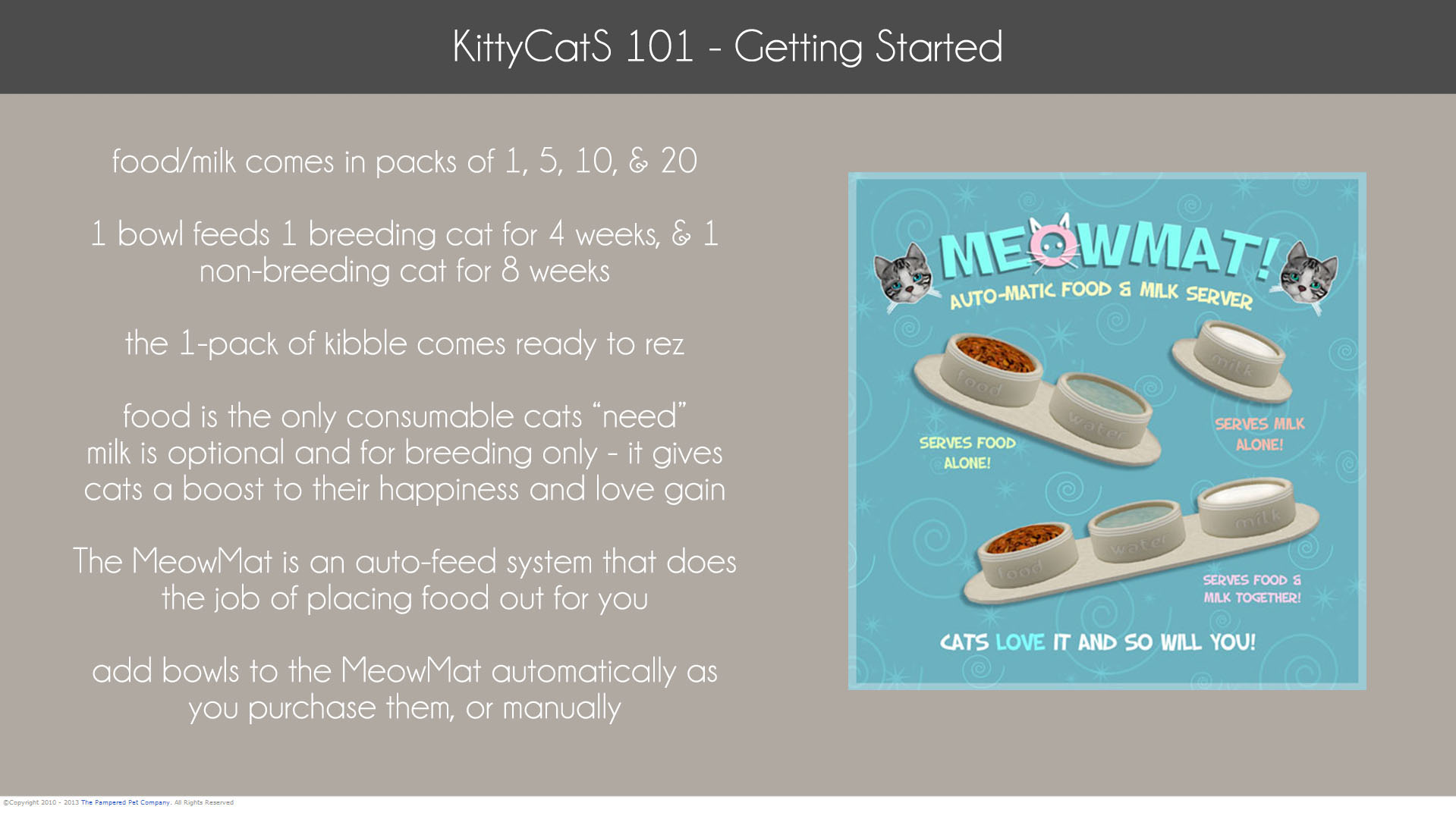 Getting Started With KittyCatS